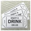 Custom Drink Tokens - Printed Drink Tokens for Bars and Hotels